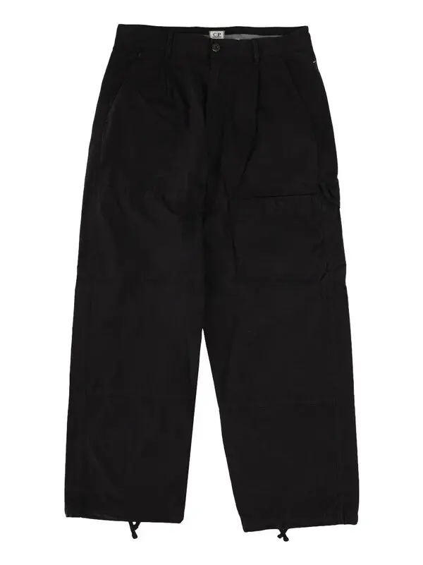 C.P. COMPANY Boxy Fit Cargo Pants - Black