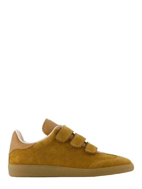 Isabel Marant Beth Gz Leather Sneakers - Brown