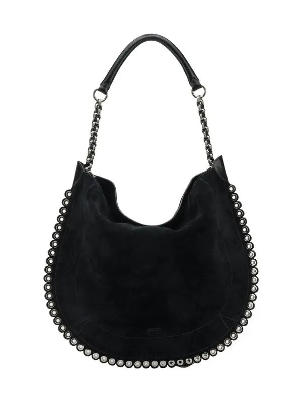 Isabel Marant Oskan Hobo Soft Shoulder Bag - Black