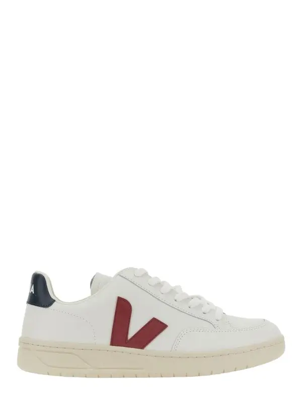 VEJA V-12 Leather Sneakers - White