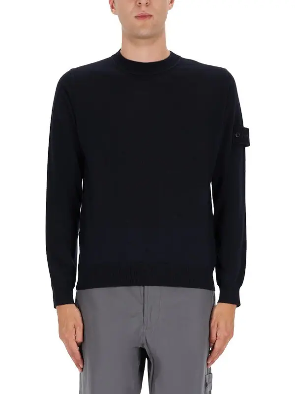 Stone Island Wool Sweater - Blue