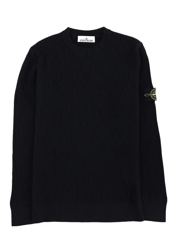 Stone Island Regular Fit Wool Sweater - Blue