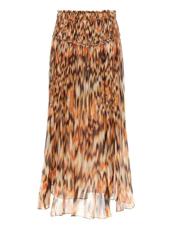 Isabel Marant Rolande Maxi Skirt - Orange