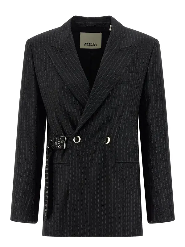 Isabel Marant Nahia Wool-blend Blazer - Black