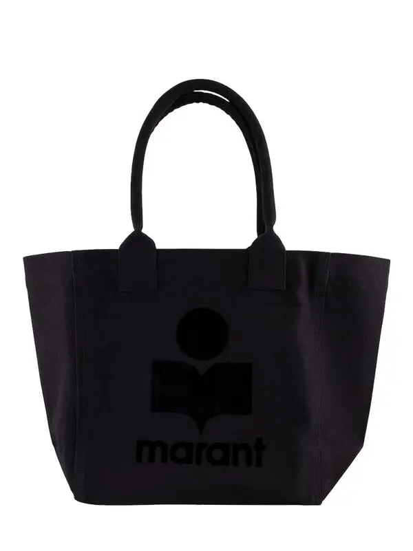 Isabel Marant Small Yenky Cotton Shopper Bag - Black