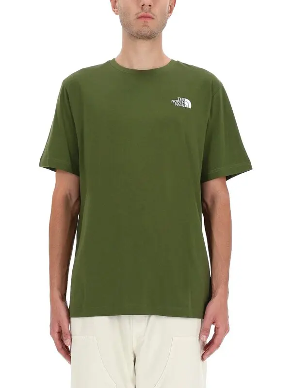 The North Face T Shirt With Logo - Green