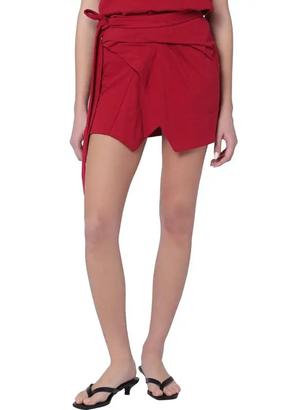 Isabel Marant Cotton Jersey Berenice Miniskirt - Red