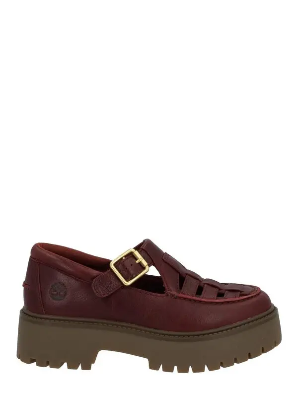 Timberland Buckled Leather Loafer - Bordeaux