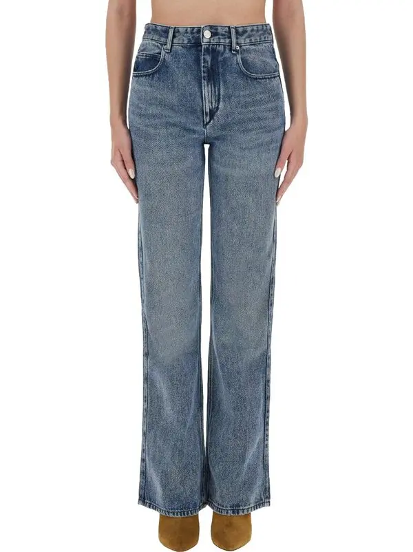 Isabel Marant Belvira Flare Jeans - Blue