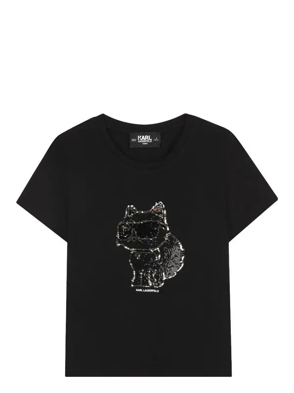 Karl Lagerfeld Logo T-shirt - Black