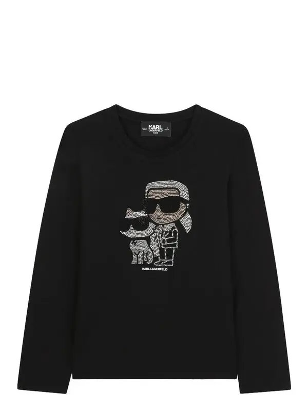 Karl Lagerfeld Logo T-shirt - Black