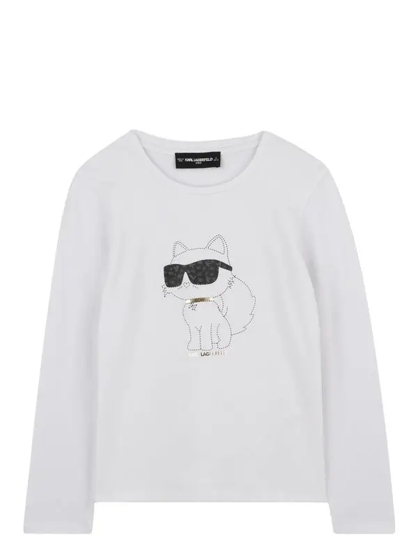 Karl Lagerfeld T-shirt With Logo - White