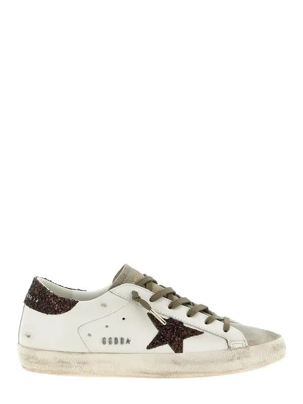 GOLDEN GOOSE Superstar Leather Sneakers - Brown
