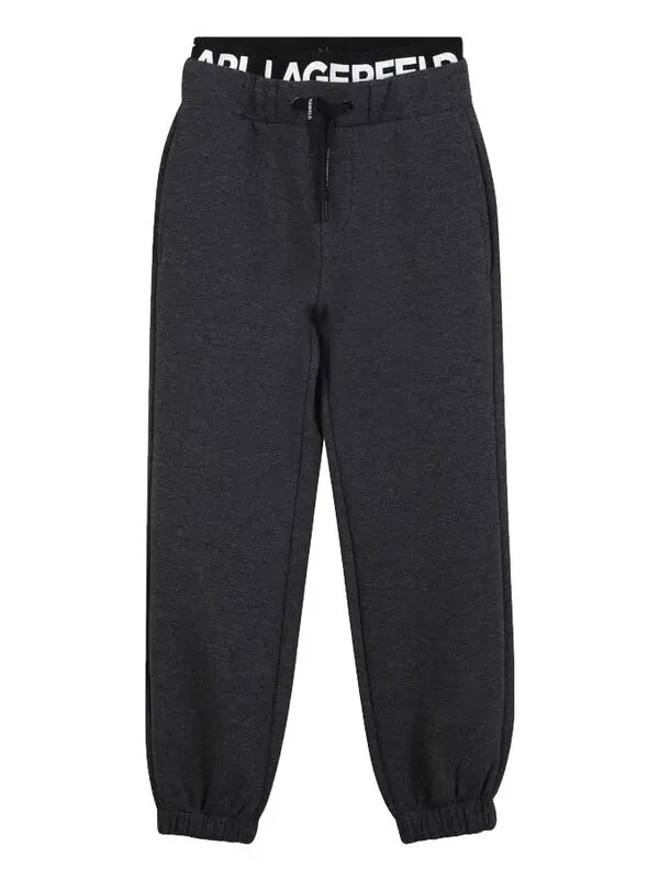 Karl Lagerfeld Logo Jogging Pants - Charcoal