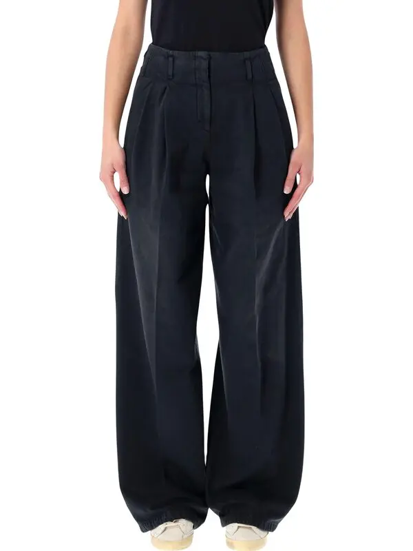 GOLDEN GOOSE Flavia Wide-leg Jeans - Black