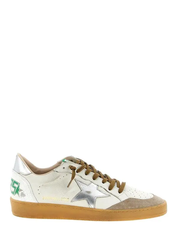 Golden Goose Ball Star Sneakers - Silver