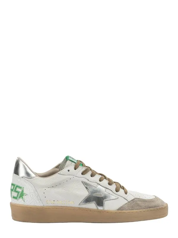 Golden Goose Ball Star Leather Sneakers - White