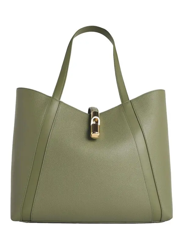 Furla Shopping Goccia Lear Bag - Green