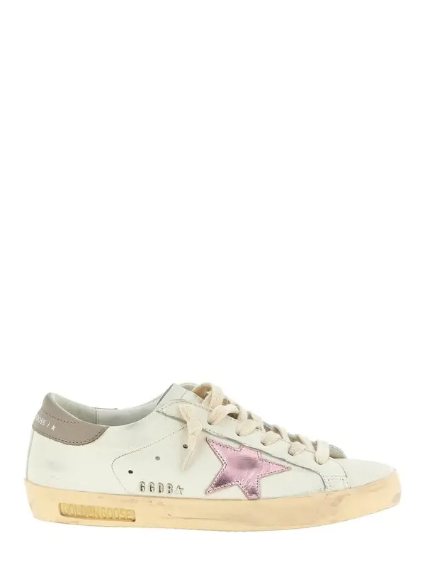 GOLDEN GOOSE Superstar Leather Sneakers - White