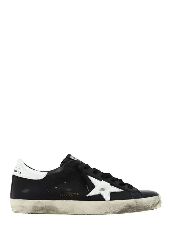 Golden Goose Super-star Nappa Leather Sneakers - Black