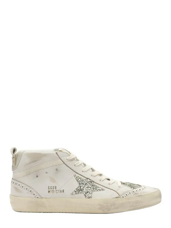 GOLDEN GOOSE Mid Star Sneakers - White