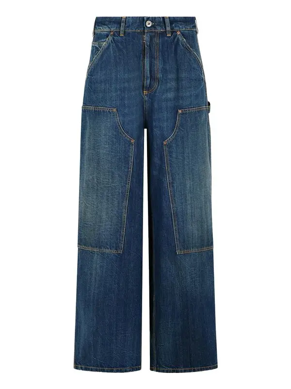 MAISON MARGIELA Cotton Carpenter Jeans - Blue