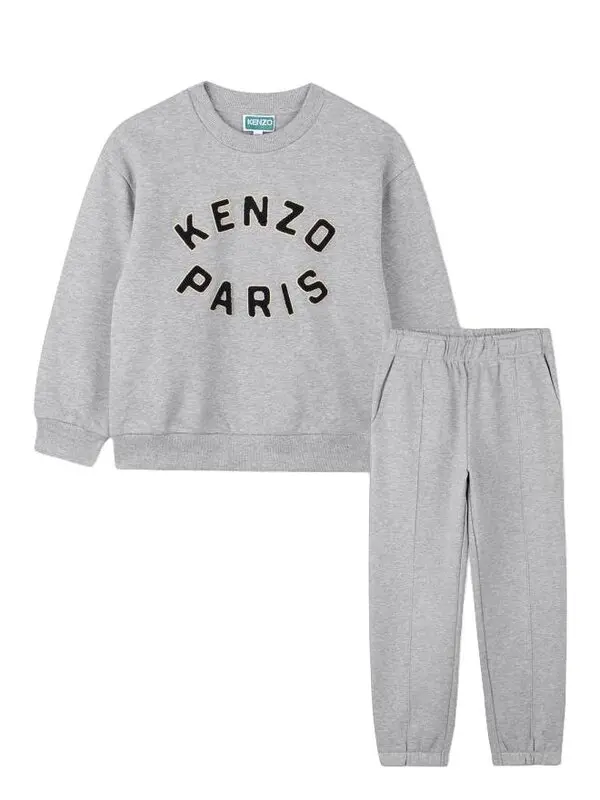 Kenzo Cardigan Set With Pants - Grey