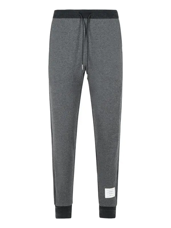 Thom Browne Jogger' Cotton Pants - Grey