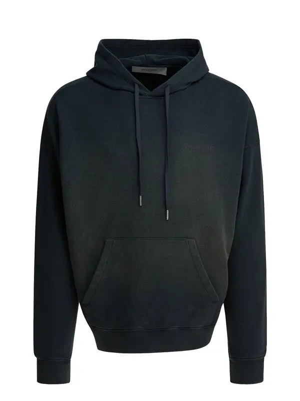 Golden Goose Bleached Effect Hoodie - Black