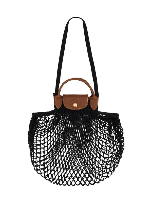 Longchamp Le Pliage Filet Bag - Black