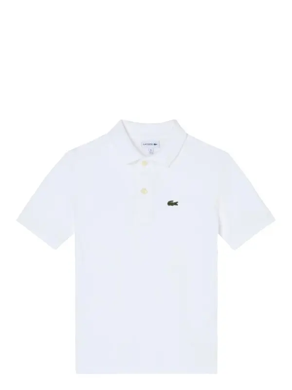 Lacoste Polo With Logo - White