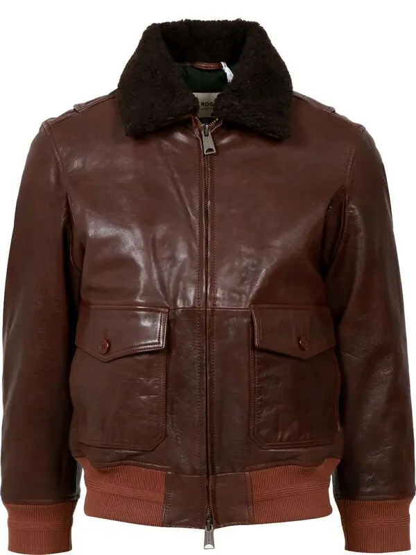 ROY ROGER'S Zip Up Jacket - Brandy