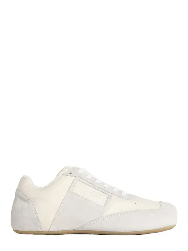MAISON MARGIELA Anatomic Nappa Leather And Suède Sneakers - White
