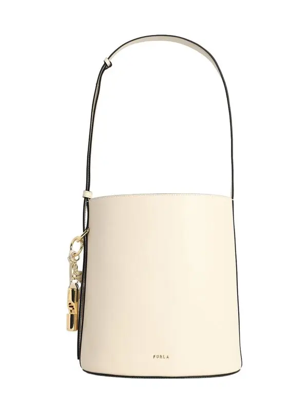 Furla Roxie Bucket Bag - Cream
