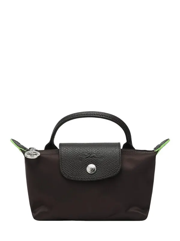 Longchamp Le Pliage Green Clutch - Brown