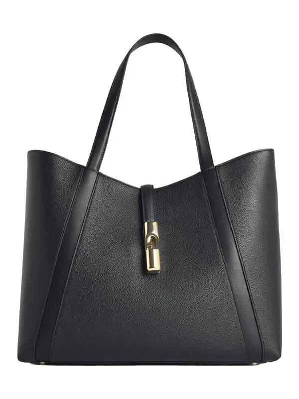 Furla Shopping Goccia Lear Bag - Black