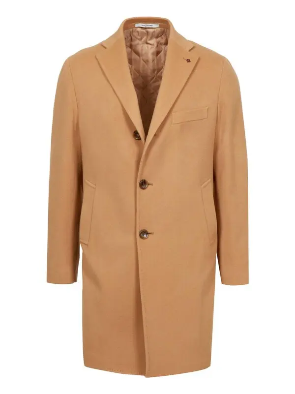Tagliatore Single-breasted Wool-cashmere Coat - Deserto