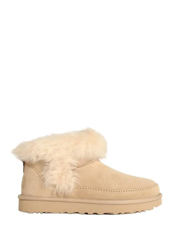 UGG Classic Ultra Mini Chalet Suede Boots - Beige