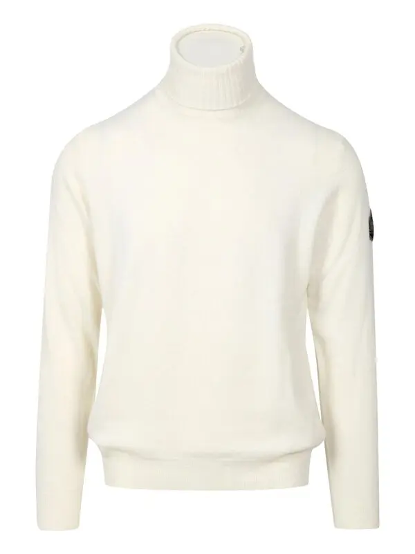 ROY ROGER'S Wool And Cashmere Blend Sweater - Natural