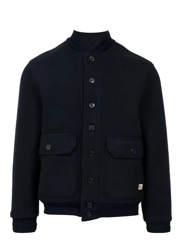 ROY ROGER'S Buttoned Jacket - Blue