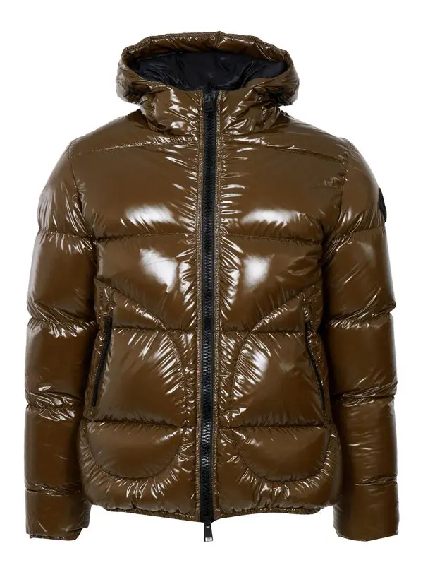 Herno Glossy Down Padded Jacket - Military