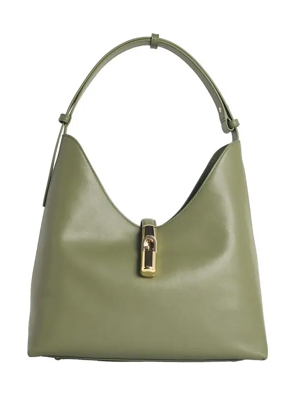 Furla Leather Shoulder Bag - Green