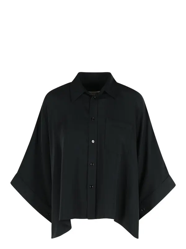 MAISON MARGIELA Polyester Cape - Black