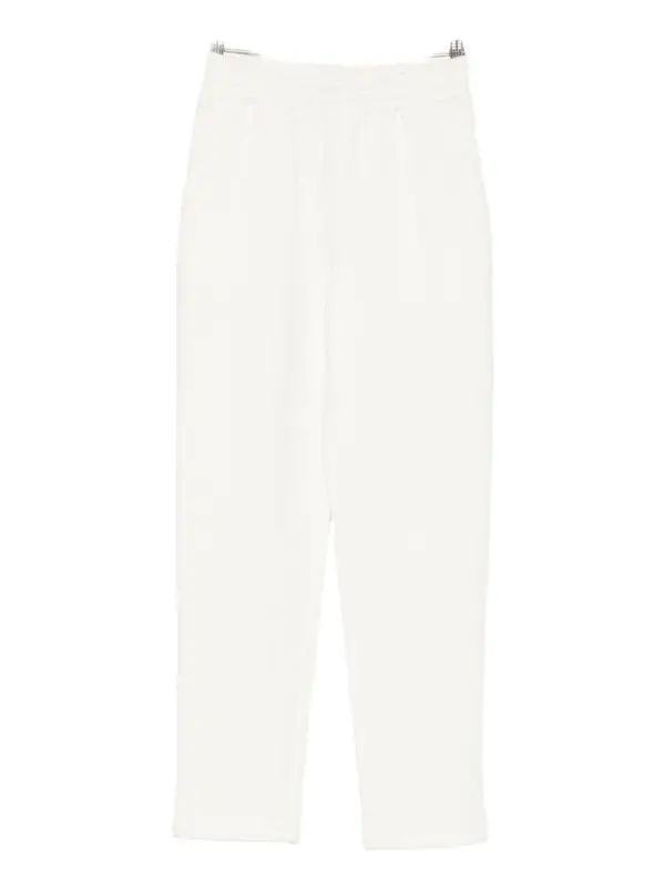 TWINSET Straight Leg Trousers - White
