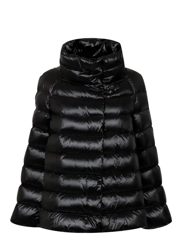 FAY Quilted Down Coat - Black