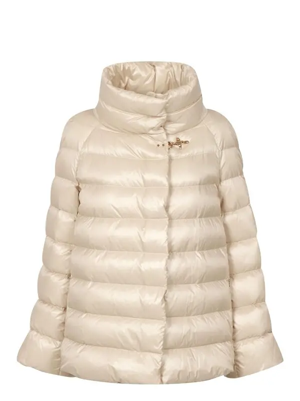 FAY Down Filled Quilted Coat - Nebbia