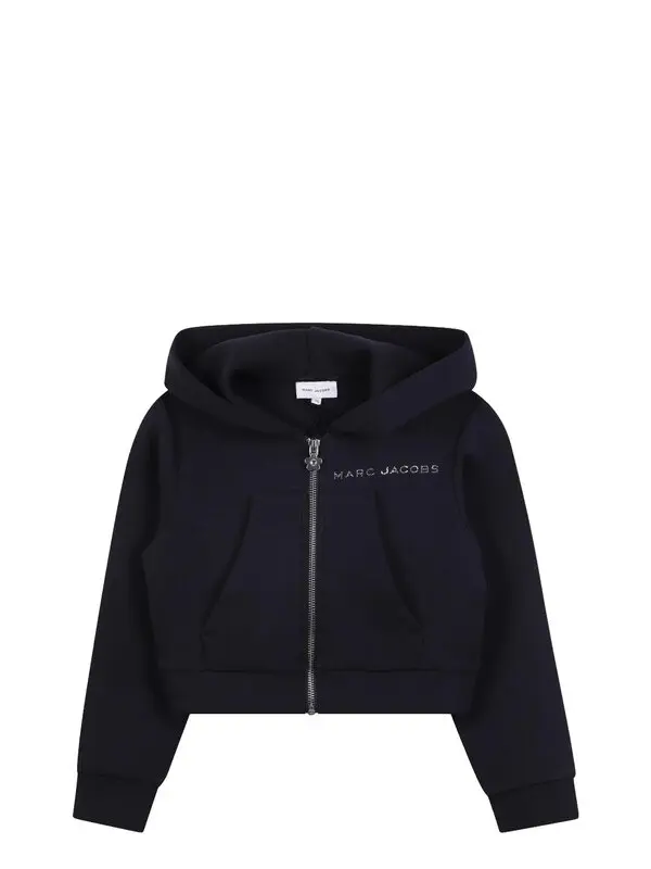 Marc Jacobs Hooded Zip-up Jacket - Blue