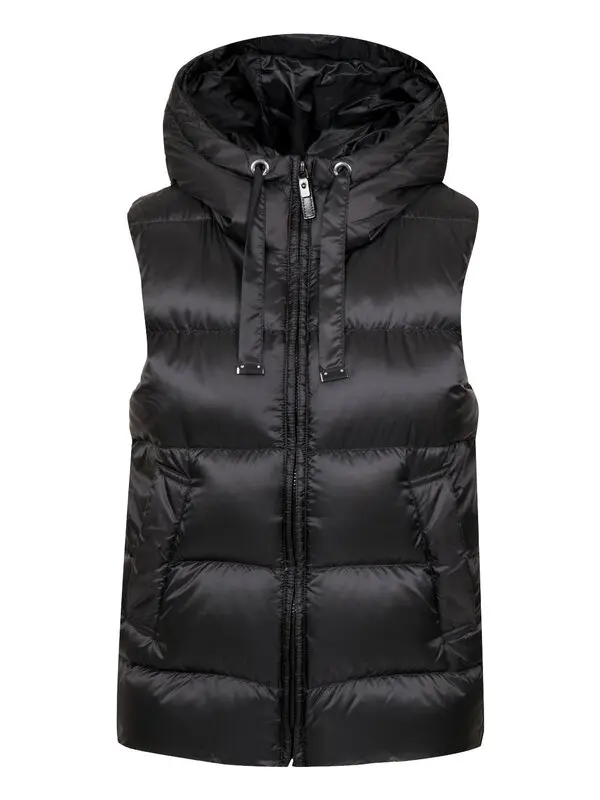 Max Mara Quilted Sleeveless Jacket - Black