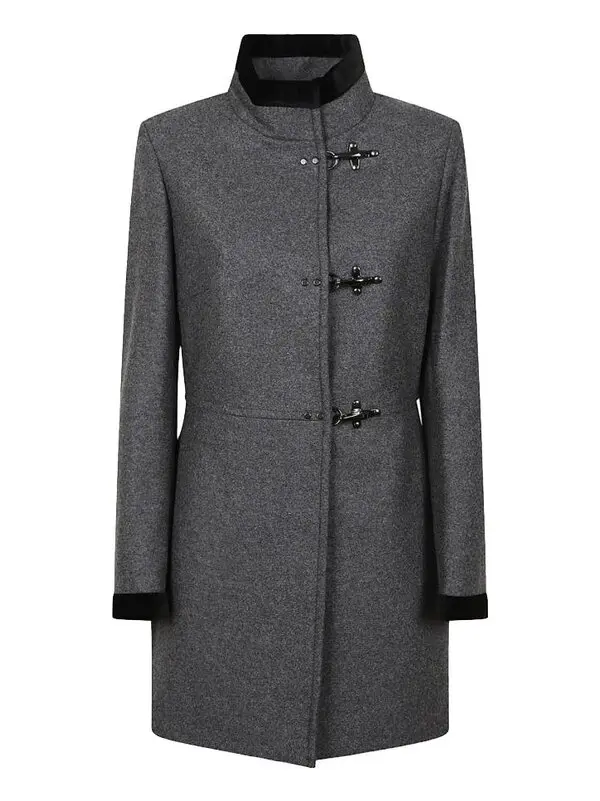 FAY Virginia 3 Ganci Coat - Grey