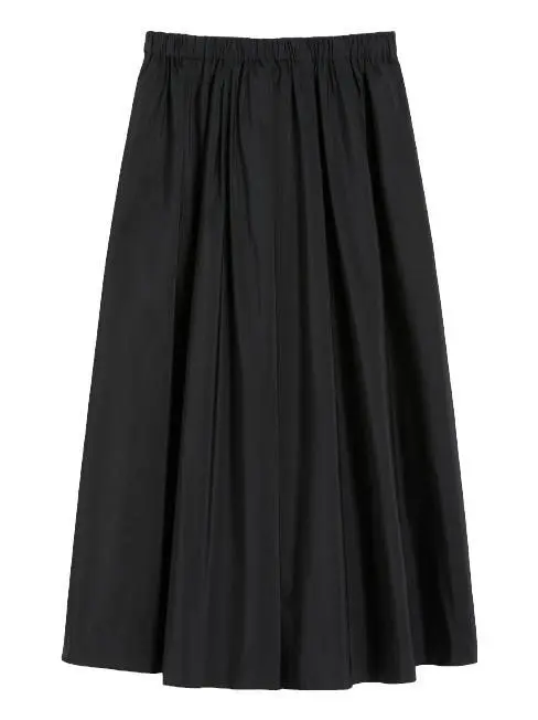 WEEKEND Long Gathered Skirt - Black